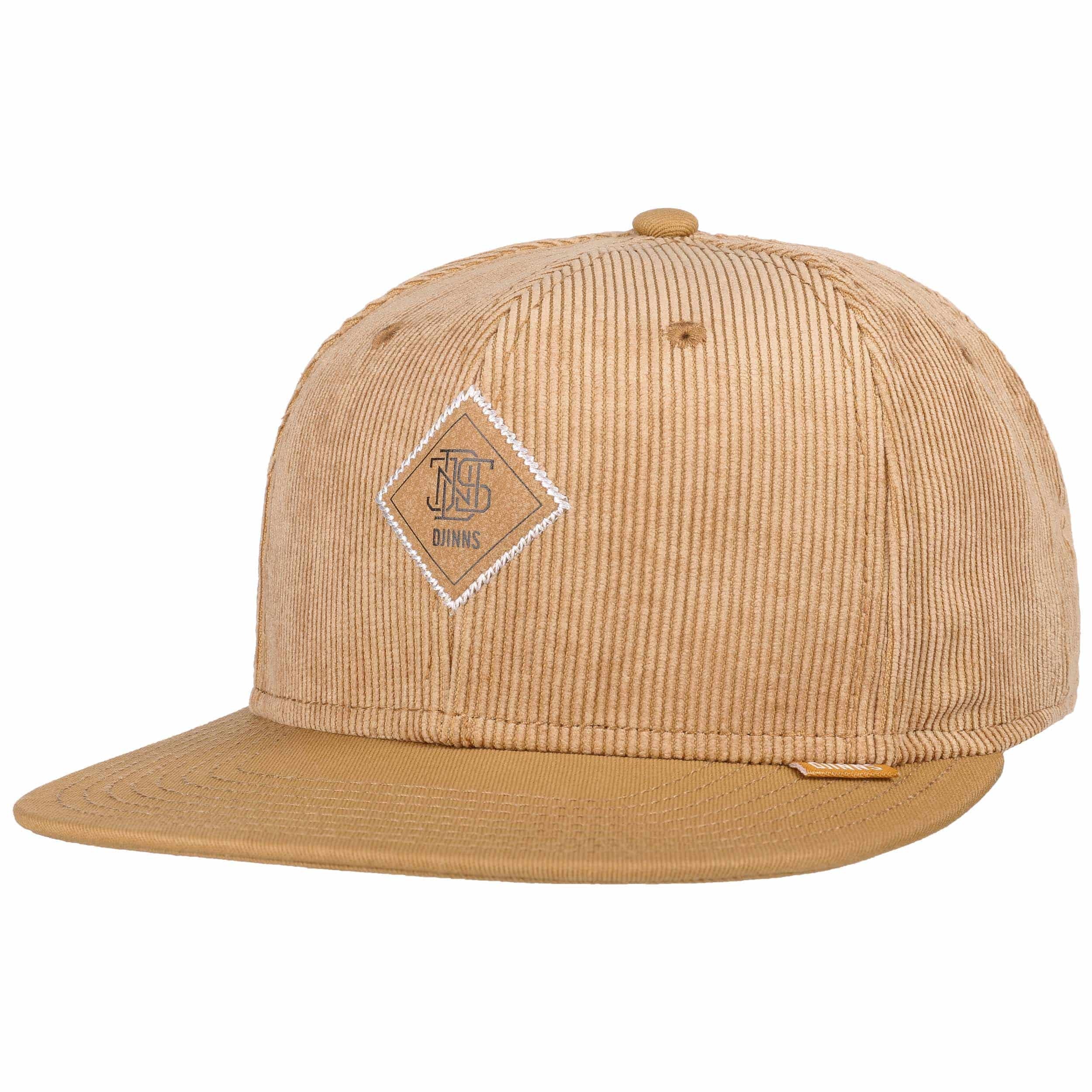 6P Washed Corduroy Snapback Cap by Djinns - 17,95